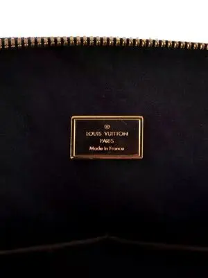 LOUIS VUITTON Alma Handbag Vernis Pm Satchel - Black