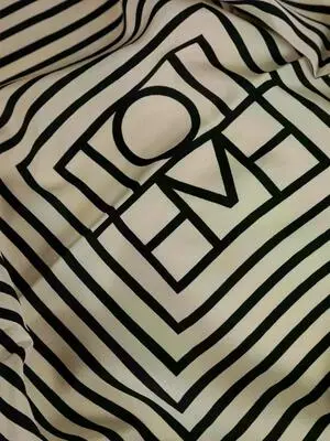 TOTEME Monogram-print Silk Scarf