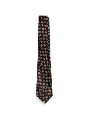 Yohji Yamamoto Graphic Pattern Neck Tie