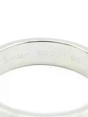 Cartier Platinum Love Screw-detail Band Ring
