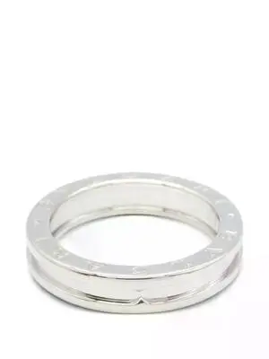 BVLGARI 18k White Gold B.zero1 Ring - Silver
