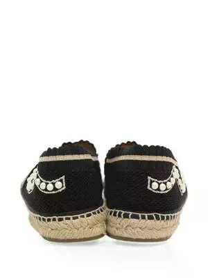 Fendi Pearl-embellished Espadrilles
