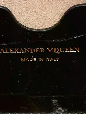 Alexander McQueen Heroine Croc-embossed Tote Bag