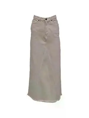 Khaite Raw Edge Trim Maxi Skirt