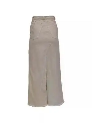 Khaite Raw Edge Trim Maxi Skirt