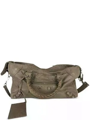 Balenciaga Motocross Covered Brogues City Handbag