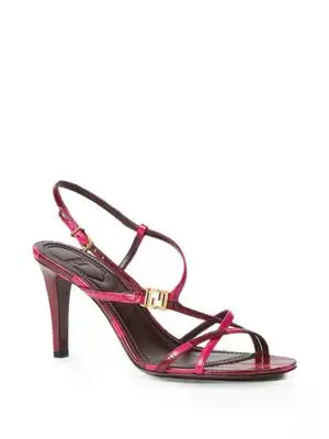 Fendi Logo-plaque Strappy Sandals