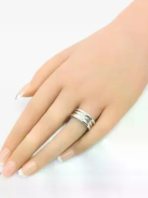BVLGARI B-zero1 3-band Ring - Silver