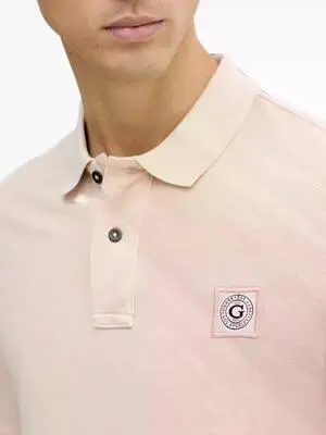 Guess Logo-patch Short-sleeve Polo Shirt