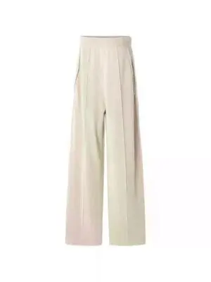 LANVIN Elasticated Waistband Straight-leg Trousers - Neutrals