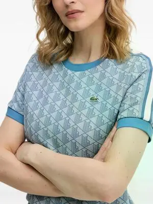 Lacoste Monogram-print Logo-patch T-shirt