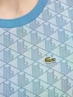 Lacoste Monogram-print Logo-patch T-shirt