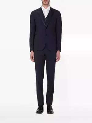 Brian Dales Satin-trim Three-piece Suit