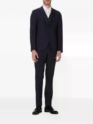 Brian Dales Satin-trim Three-piece Suit