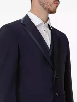 Brian Dales Satin-trim Three-piece Suit