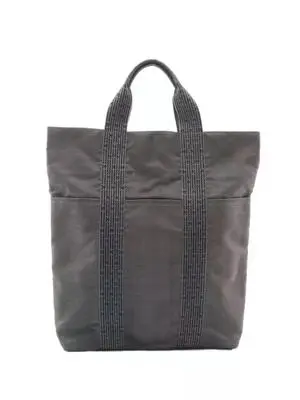 Hermès 20th Century Canvas Herline Cabas Tote Bag - Grey