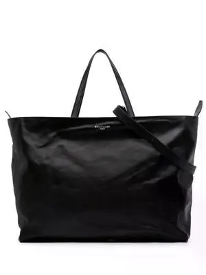 Balenciaga 2010 Calfskin Passenger Carryall Tote Xl Travel Bag - Black