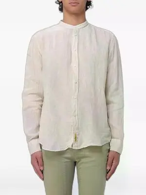 B.D.BAGGIES Band-collar Long-sleeve Shirt - Neutrals
