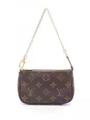 LOUIS VUITTON 2020 Monogram Mini Pochette Accessoires Handbag - Brown