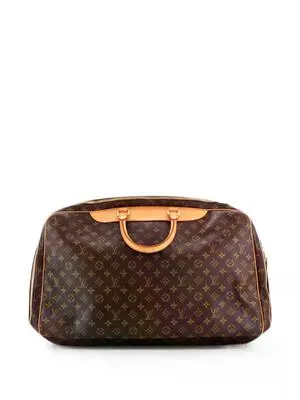 LOUIS VUITTON Alize Bag Monogram Canvas 2 Poches Travel Bag