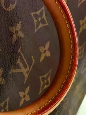 LOUIS VUITTON Alize Bag Monogram Canvas 2 Poches Travel Bag