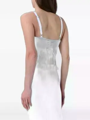 HANITA Macramé-insert Cropped Tank Top