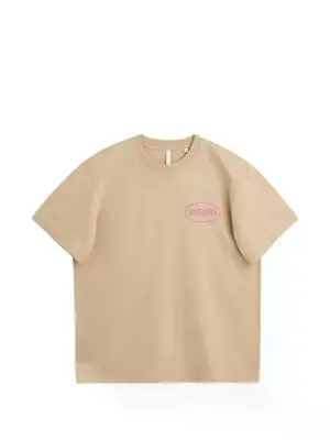 SUNFLOWER Easy Hours Logo-print T-shirt