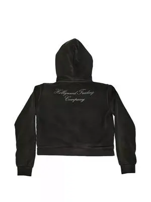 HTC LOS ANGELES Logo Embroidered Zip-up Hoodie