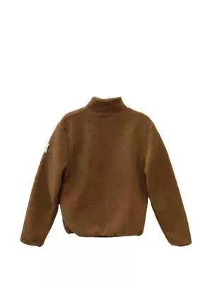 HTC LOS ANGELES Zip-up Teddy Jacket - Brown