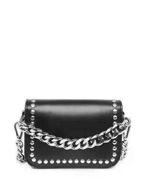 HTC LOS ANGELES Micro Studded Leather Shoulder Bag
