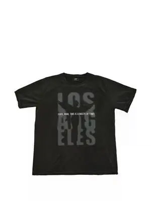 HTC LOS ANGELES Graphic-print T-shirt - Black