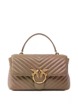 Pinko Love Birds Puff Shoulder Bag - Brown