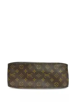 LOUIS VUITTON 2004 Looping Gm Monogram Canvas Shoulder Bag - Brown