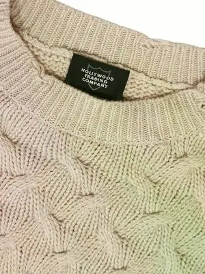 HTC LOS ANGELES Braided Cable-knit Sweater