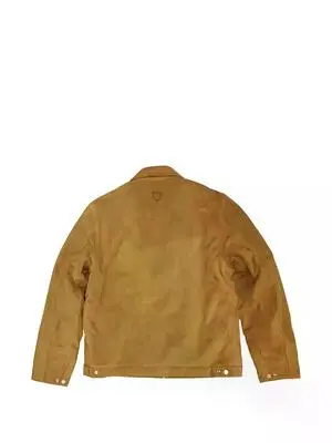 HTC LOS ANGELES Terry Logo-patch Suede Jacket