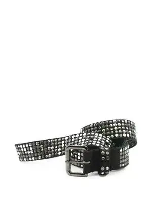 HTC LOS ANGELES Stud-embellished Crystal-embellished Belt