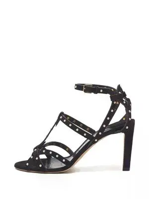 JIMMY CHOO Beverly Pearl-embellished Sandals - Black