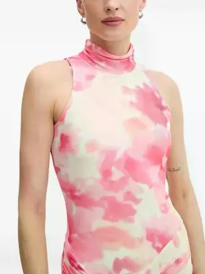 Bardot Tie-dye Ruched Maxi Dress
