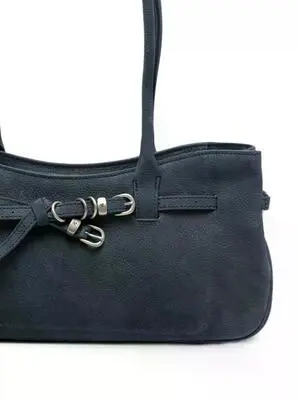 MARGESHERWOOD Belted Shoulder Bag - Blue