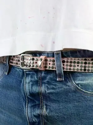 HTC LOS ANGELES Studded Leather Belt