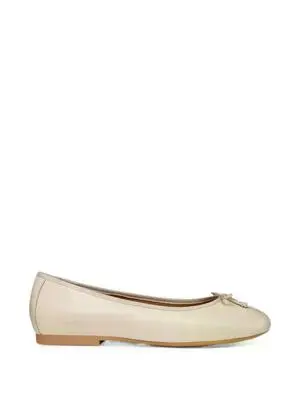 Geox New Palmaria Bow-detail Ballet Flats - Neutrals