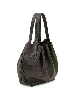 Yuzefi Mini Scallop Pebble-leather Tote Bag