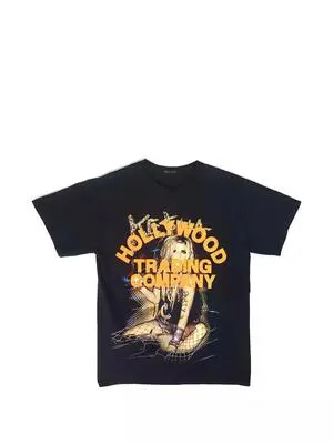 HTC LOS ANGELES Graphic-print T-shirt - Black
