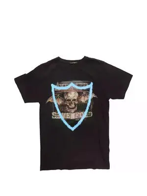 HTC LOS ANGELES Sevenfold Graphic-print T-shirt - Black