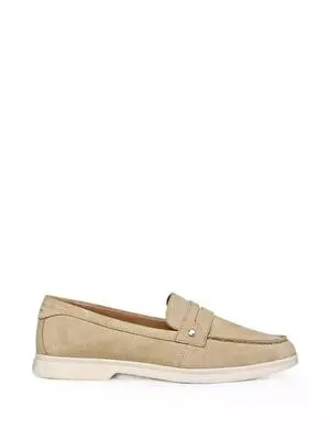 Geox Almond Toe Flats For Women