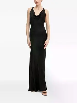 Bardot Anouk Cowl-neck Backless Maxi Dress