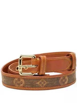 LOUIS VUITTON 2008 Monogram Tisse Belt