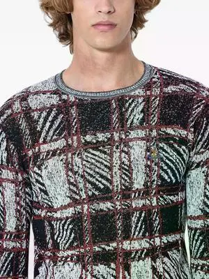 VIVIENNE WESTWOOD Check-pattern Piqué Sweater