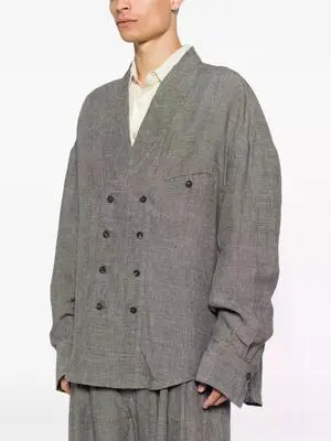 ZIGGY CHEN Prince Of Wales Double-breasted Jacket