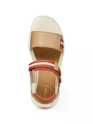 Geox Flextride S Touch-strap Platform Sandals